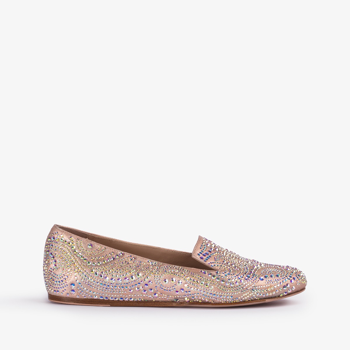 Phard nude crystals ballet flat - Le Silla