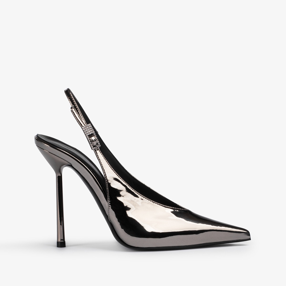 Pewter metallic slingback - Le Silla