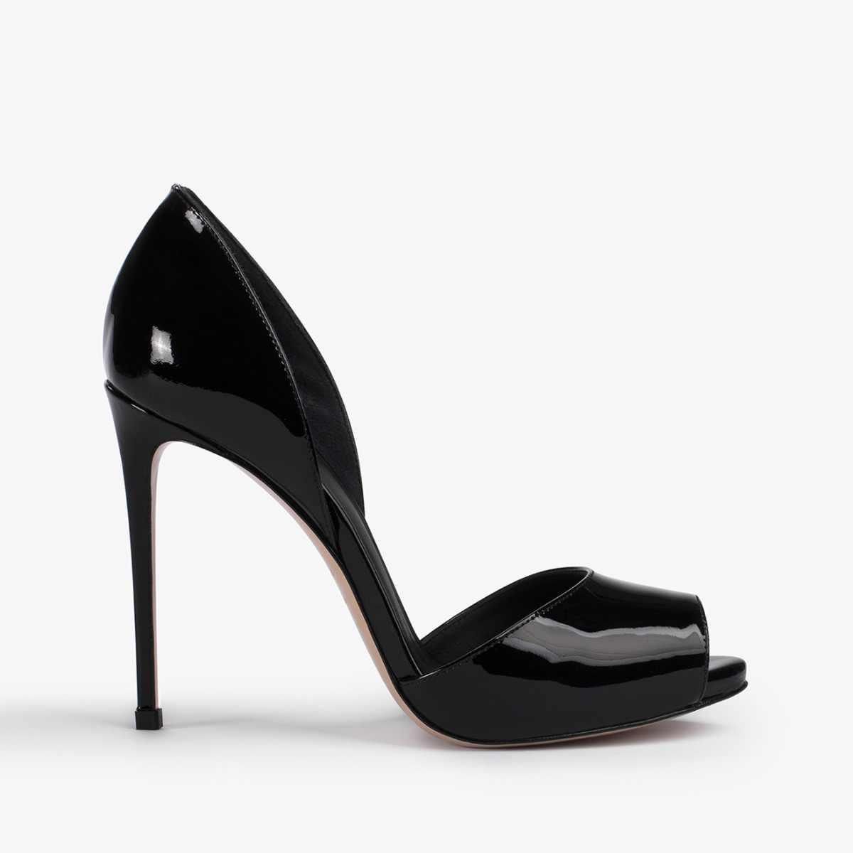 Black patent leather sandal - Le Silla