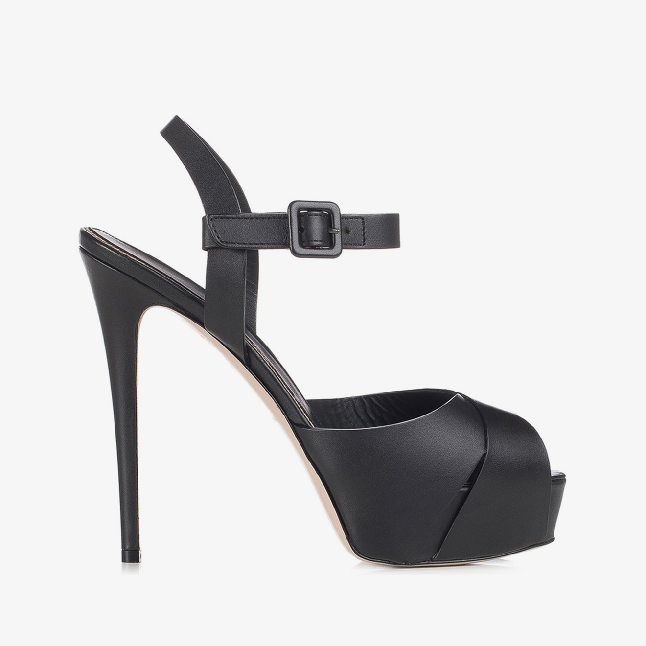 Black leather sandal - Le Silla