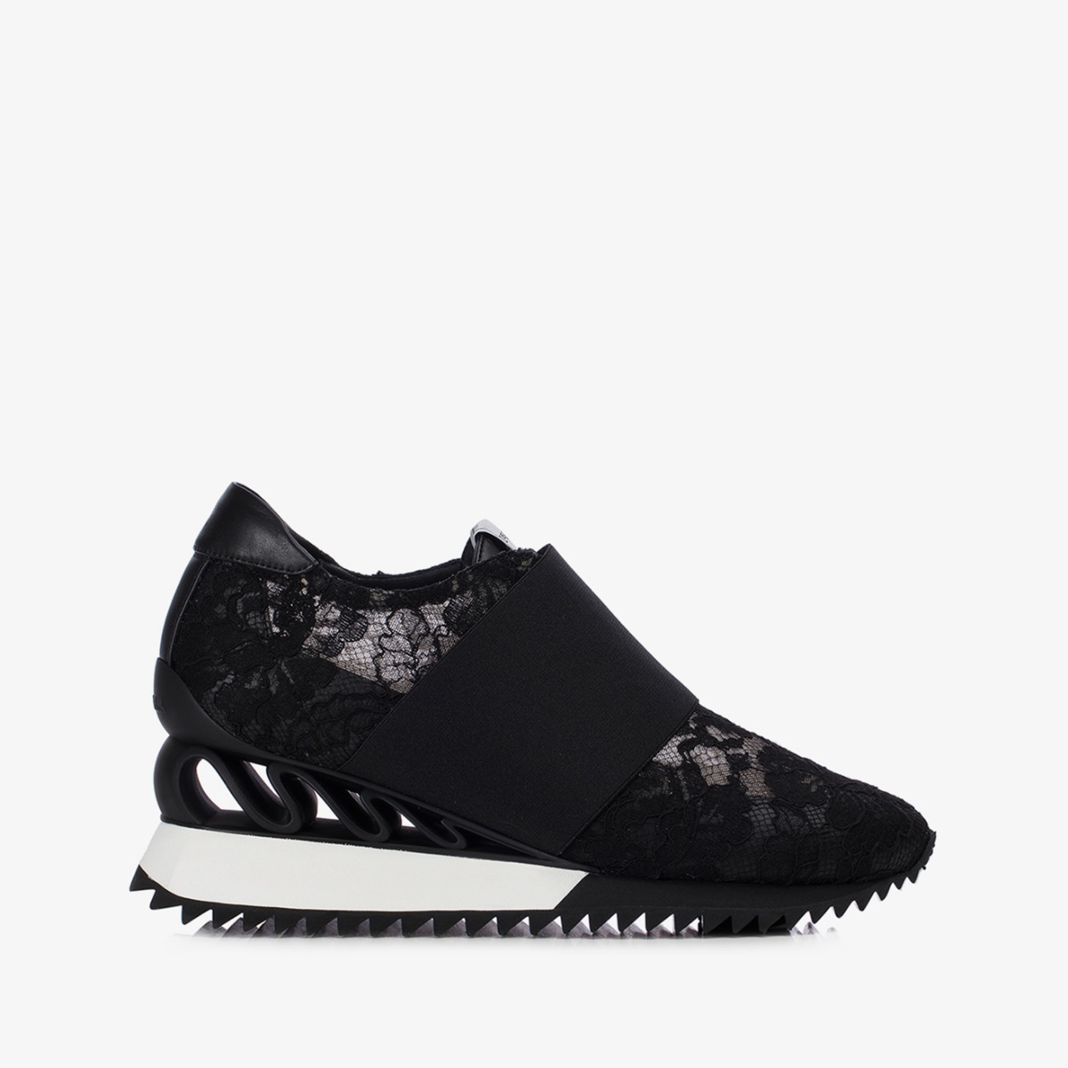 Black lace sneaker - Le Silla